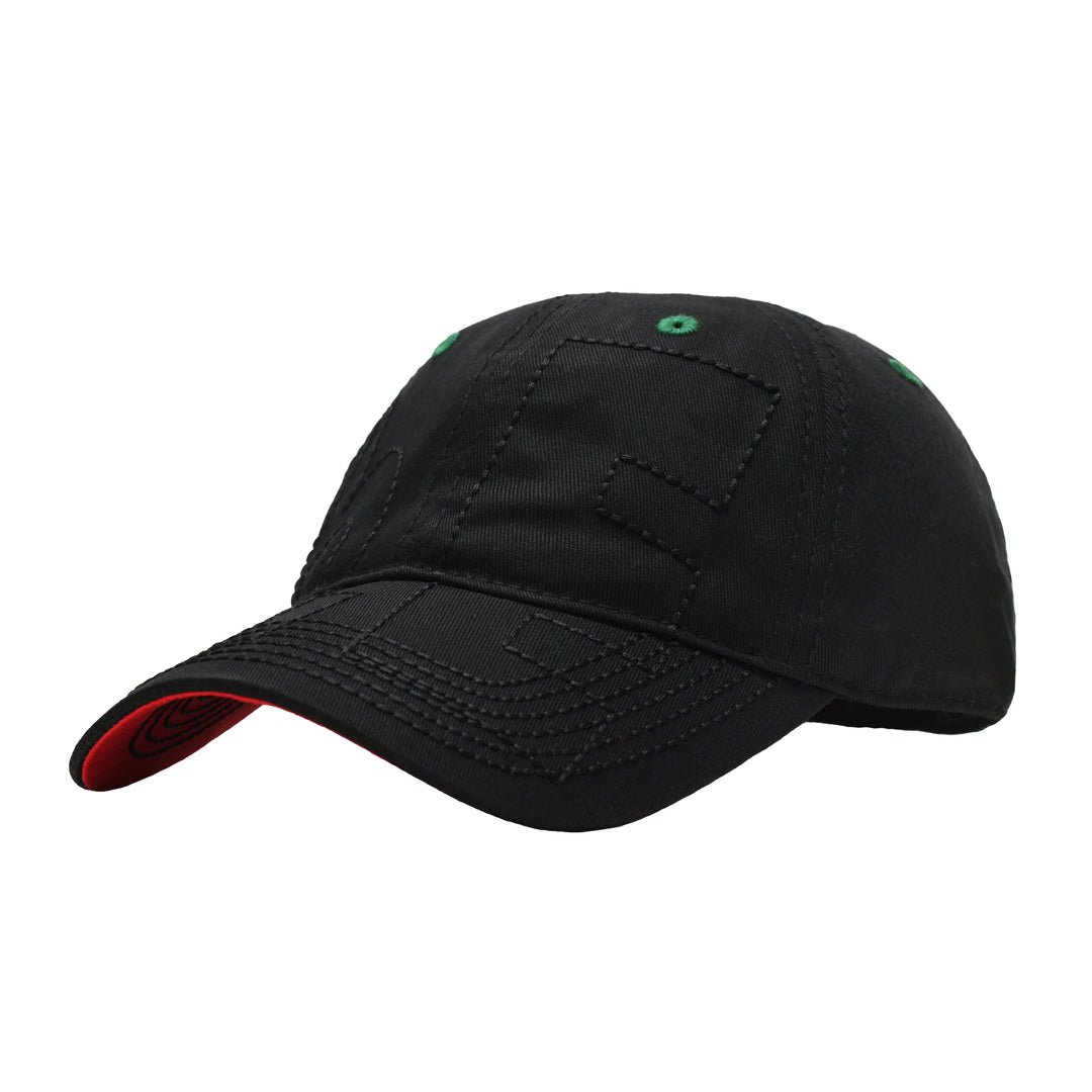 b.Eautiful - Vapor 6 Panel Hat (Double Black) - Nu Yorica!