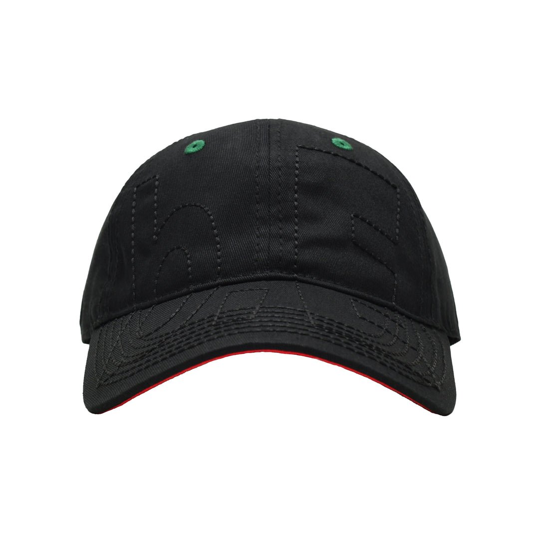 b.Eautiful - Vapor 6 Panel Hat (Double Black) - Nu Yorica!